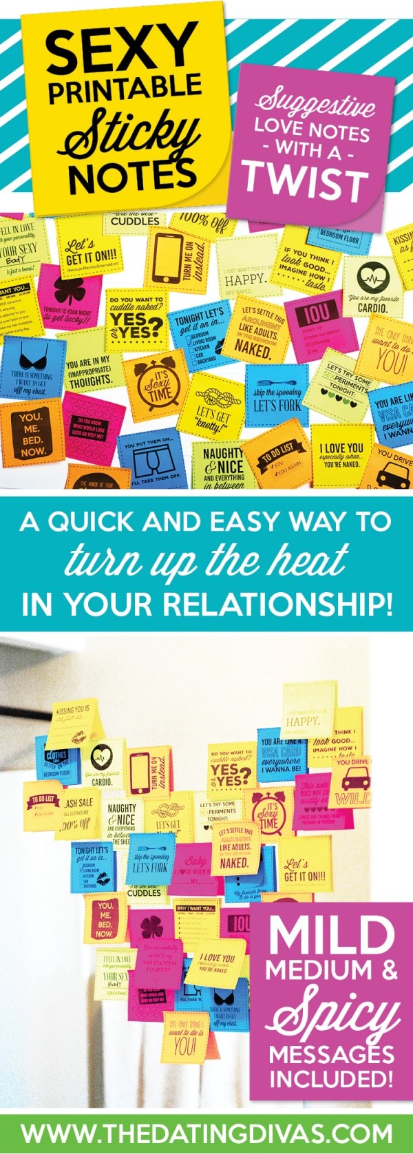 Sexy Sticky Notes For Your Spouse From The Dating Divas